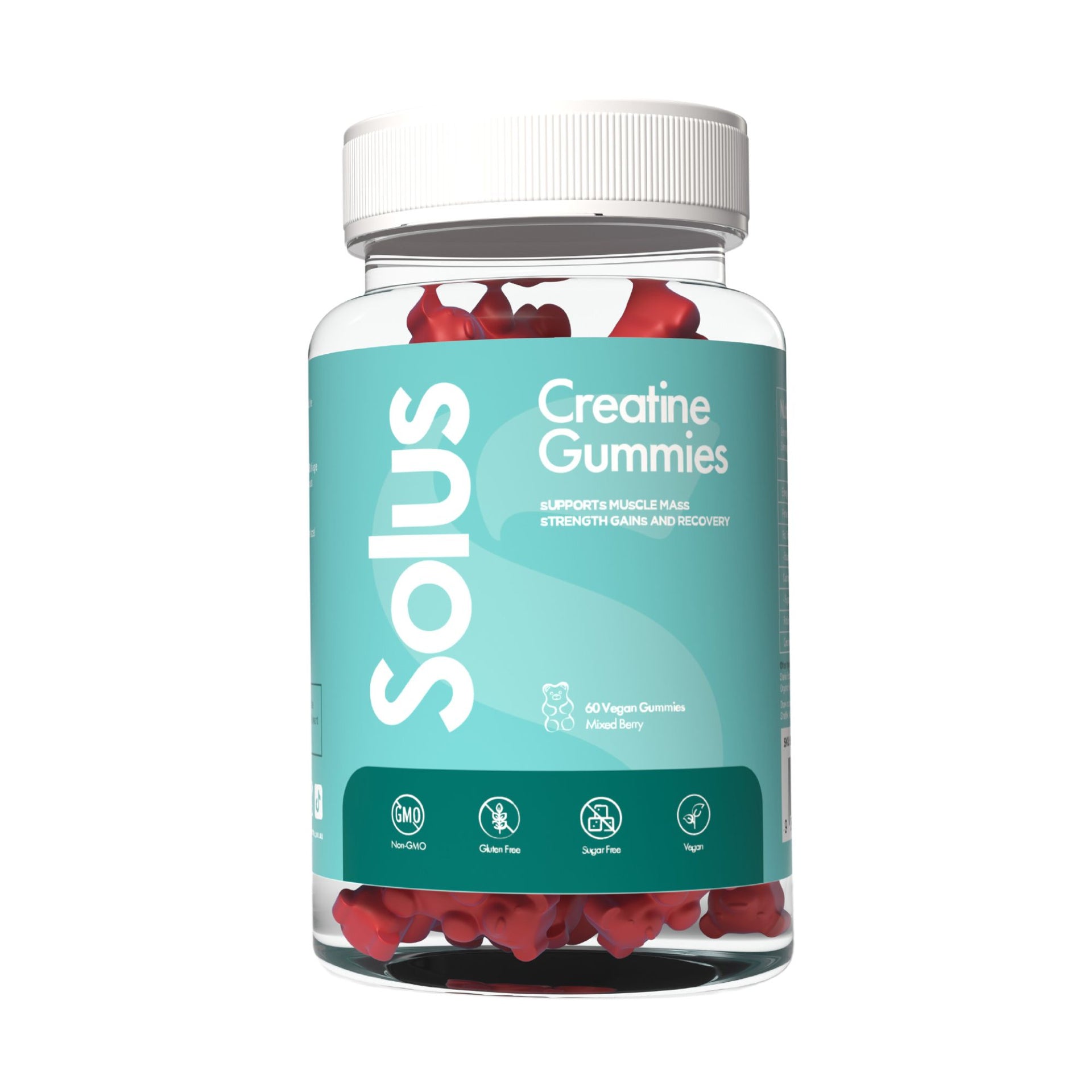 Solus Supplements Creatine Gummies - Vegan & Sugar-Free
