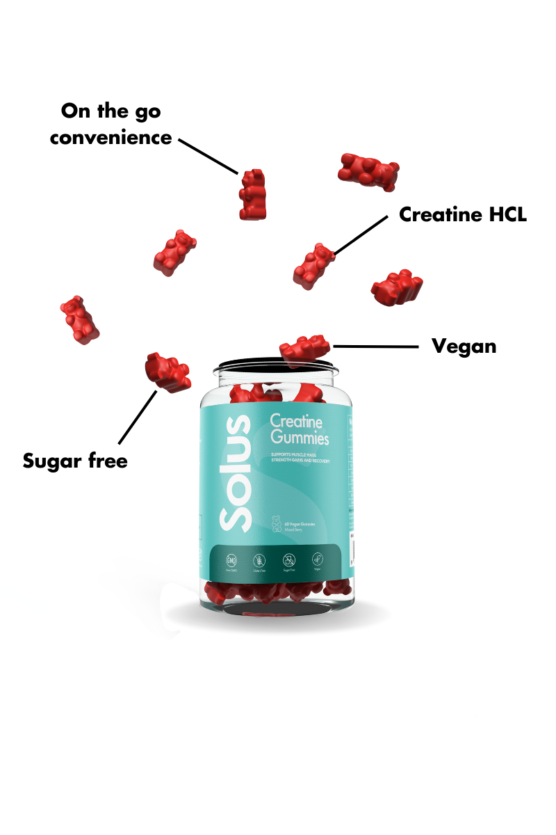 Solus Supplements Creatine Gummies - Vegan & Sugar-Free